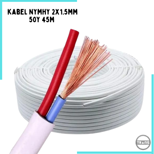 Jual Mitech SNI SPLN Kabel Listrik NYMHY HYO 2x1.5MM Kabel Tembaga ...