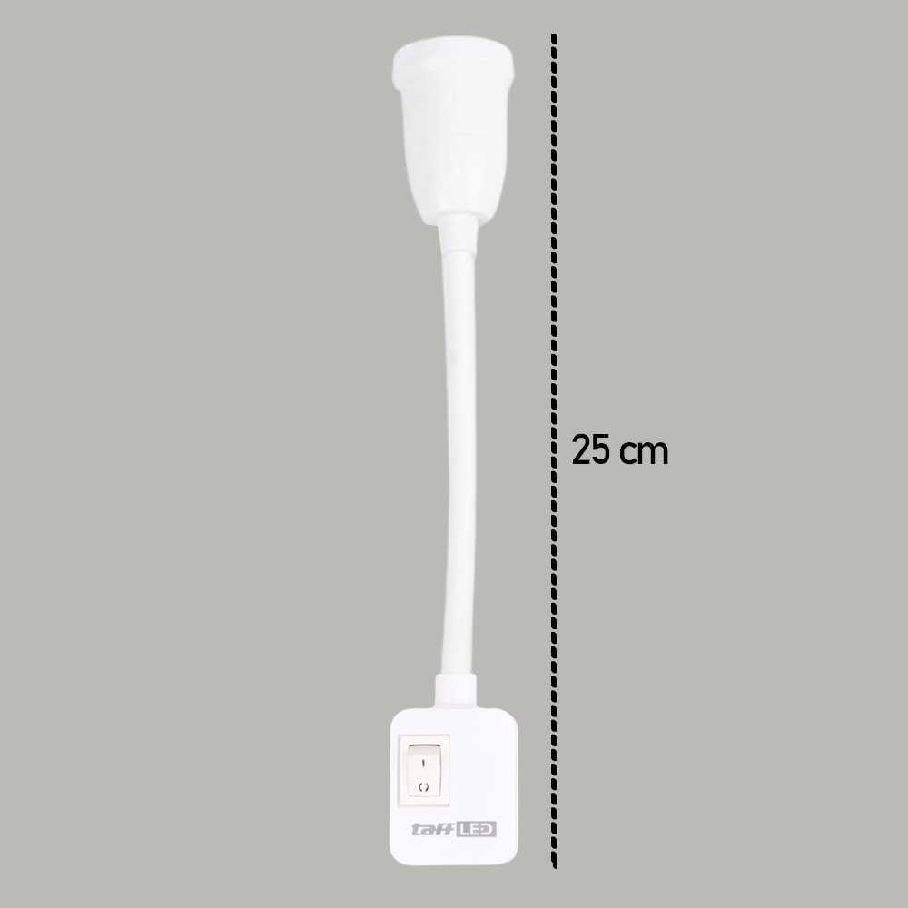 Jual TaffLED Fitting Lampu EU E27 Wall Socket Lamp Holder 25cm - E272C ...