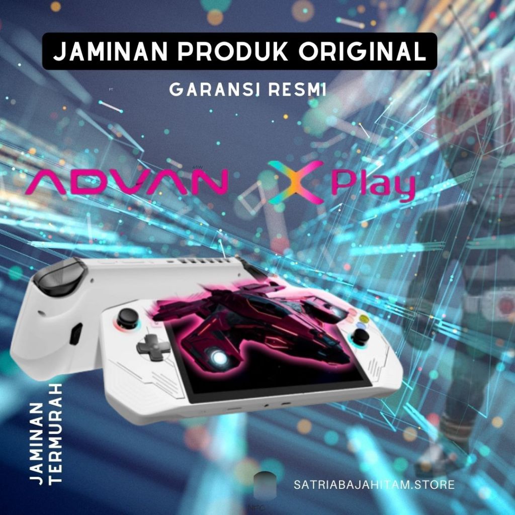 Jual Advan X-Play Handheld Gaming PC AMD Ryzen 7 7840U AMD Ryzen AI IPS ...