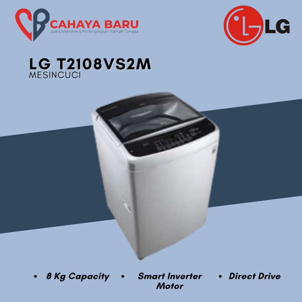Jual MESIN CUCI LG T2108VS2M | Shopee Indonesia