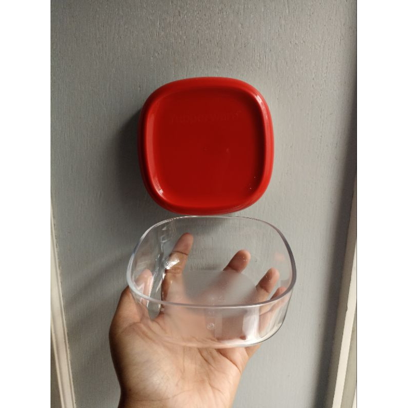 Jual CRYSTAL CANISTER 240ML TUTUP MERAH / TOPLES KRISTAL | Shopee Indonesia