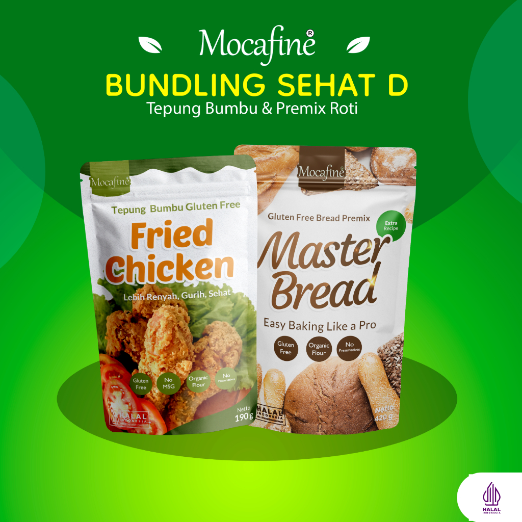 Jual Bundling Sehat D (1 Pcs Master Bread Flour + 1 Tepung Premix Fried ...