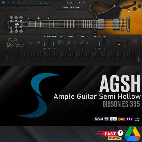 Jual VST Guitar - AGSH Ample guitar semi hollow WiN MAC | Shopee Indonesia