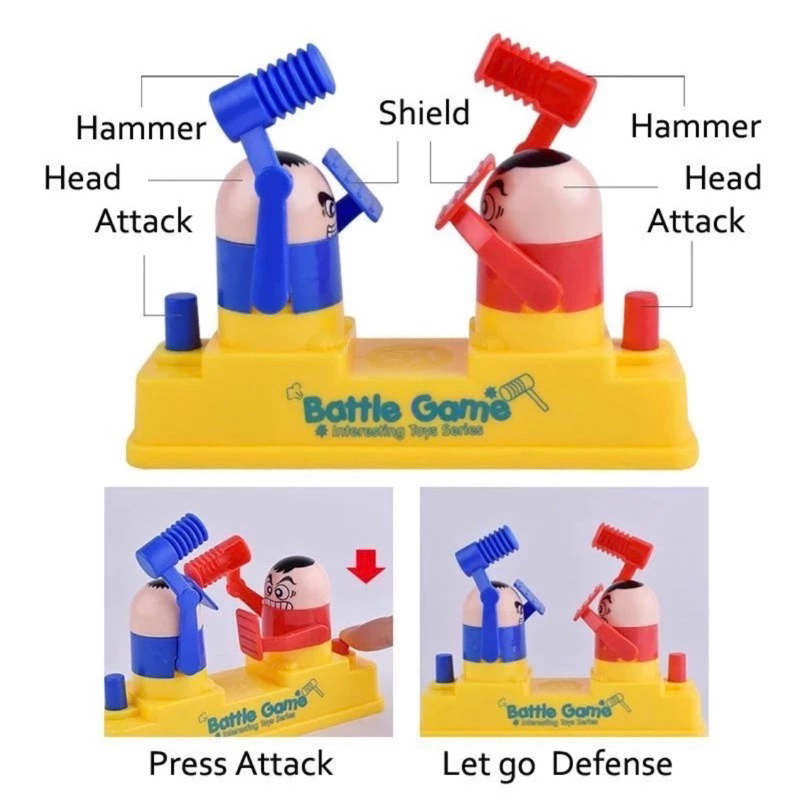 Jual mainan battle game / hammering game | Shopee Indonesia