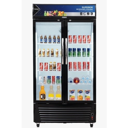 Jual SHOWCASE AQUA 2 PINTU AQB-710CD / AQB-710 4 RAK 464 LITER BATAM ...