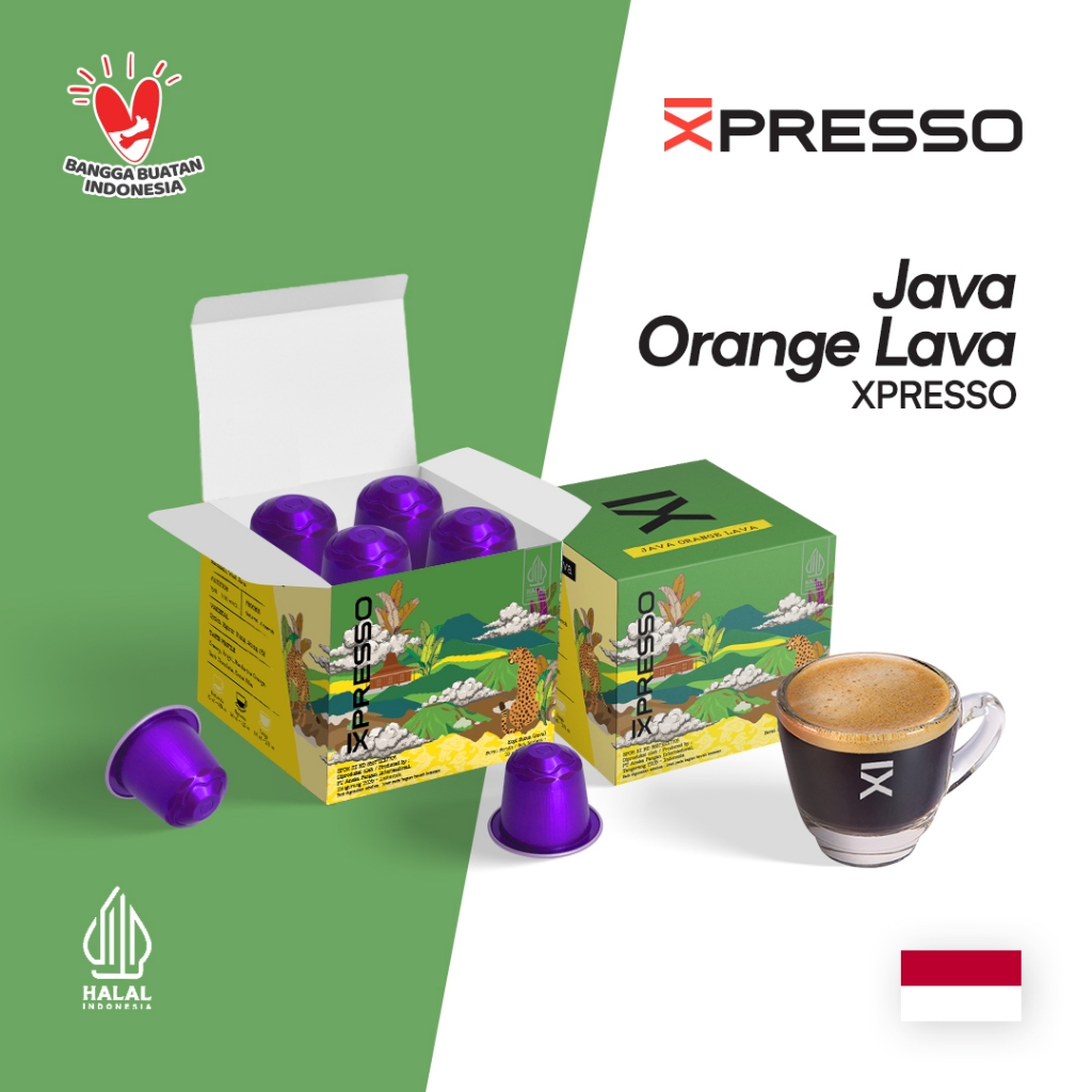 Jual Kopi Kapsul Java Orange Lava - Xpresso Coffee Capsule - Nespresso ...