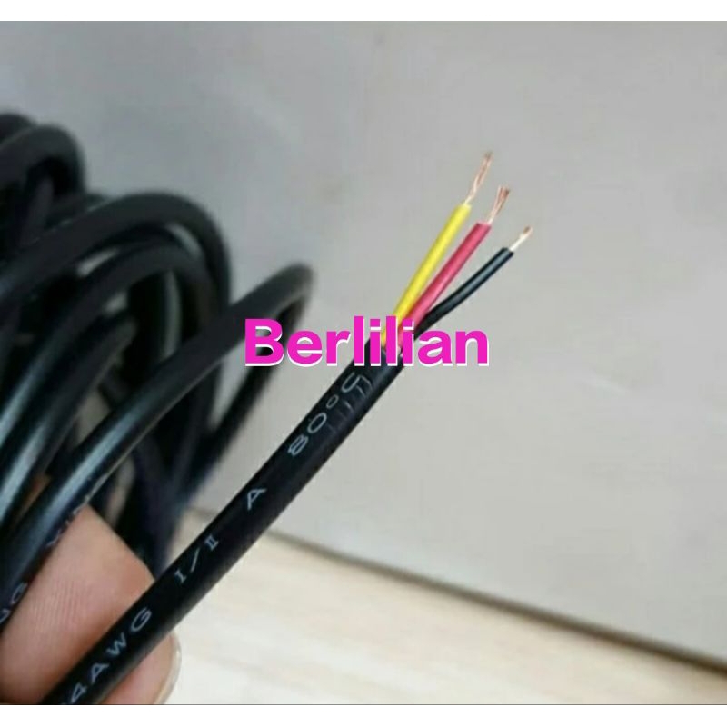 Jual Kabel Awg24 3jalur 1meter Serabut Tembaga / Kabel Awg 24 isi3 jual per/1meter | Shopee ...