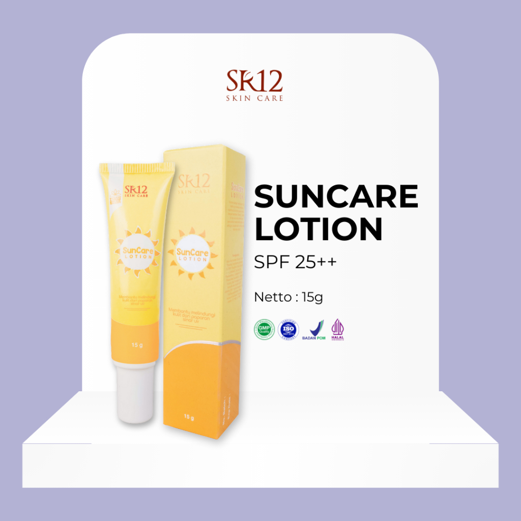 Jual Suncare SR12 Sunscreen Tabir Surya SPF 25 Lindungi Kulit dari ...