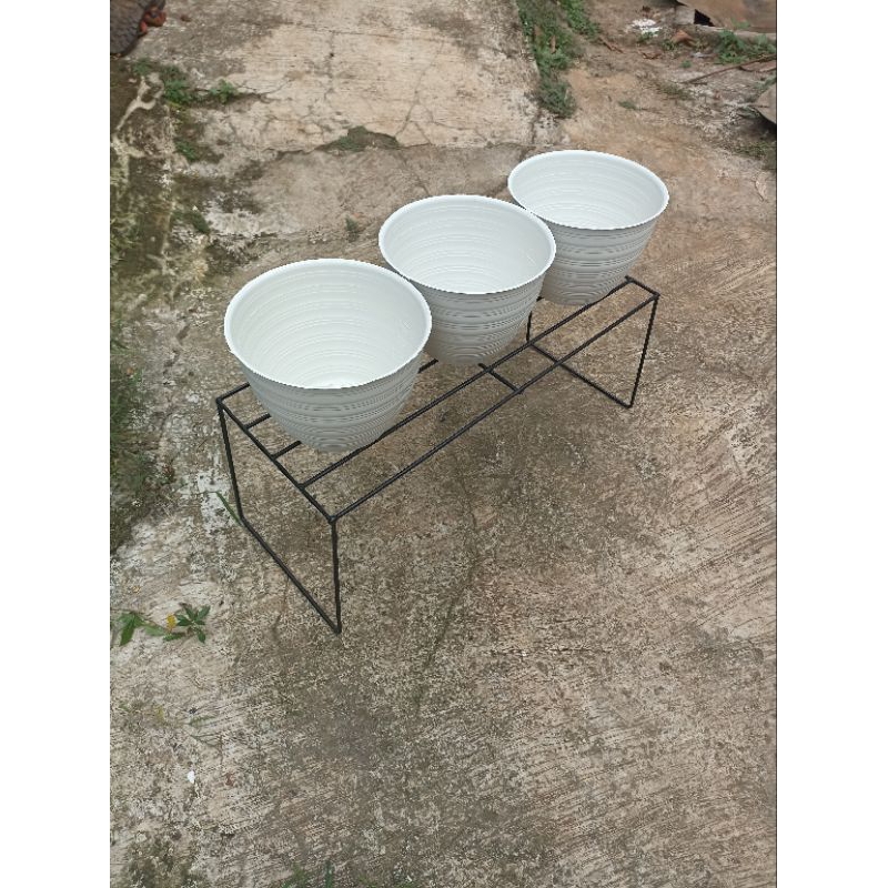 Jual Panjang 60cm/Dudukan Rak Pot Bunga/Alas Rak Pot Bunga/Standing Pot ...