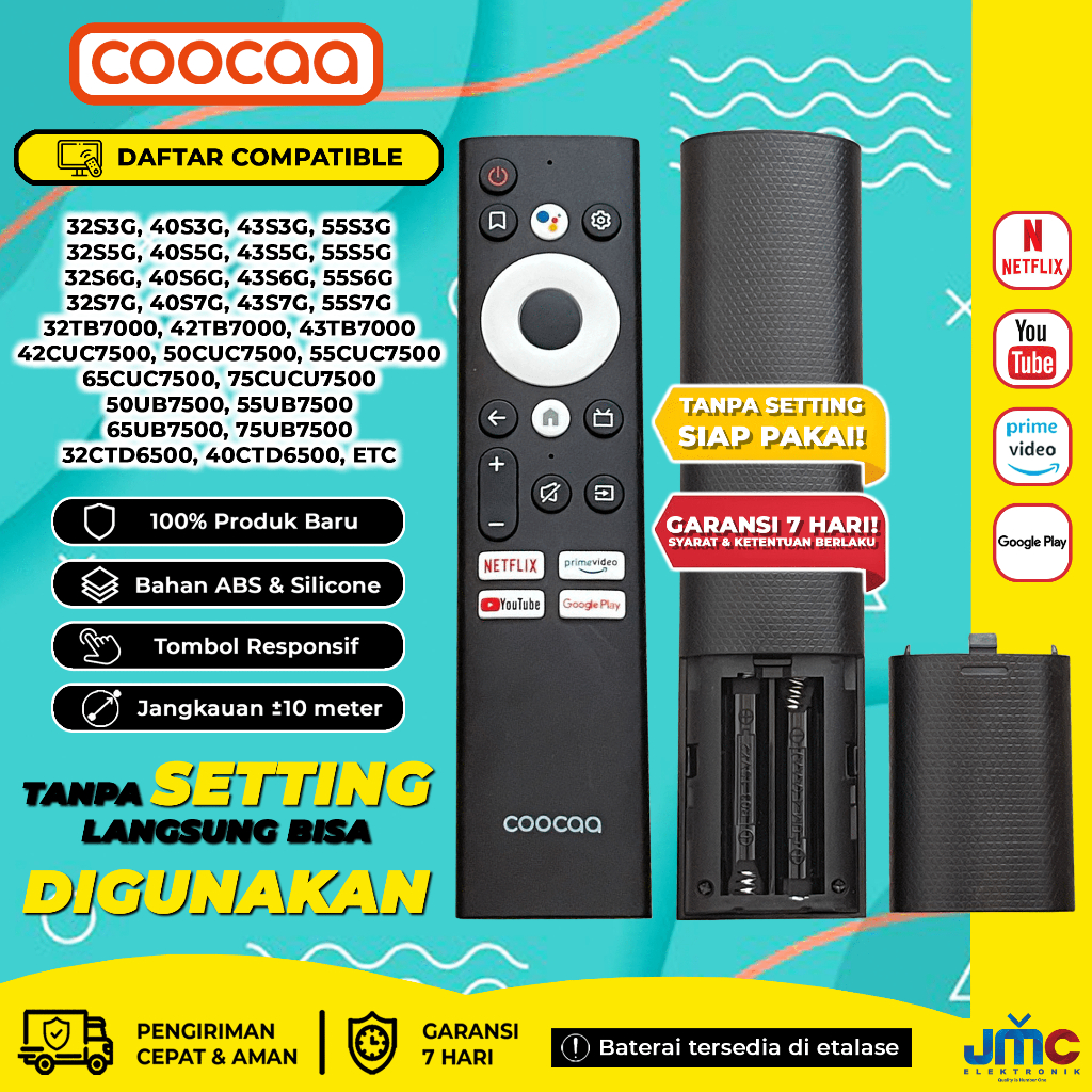 Jual REMOTE REMOT TV COOCAA Smart Android TV Voice assistant Dan Non ...
