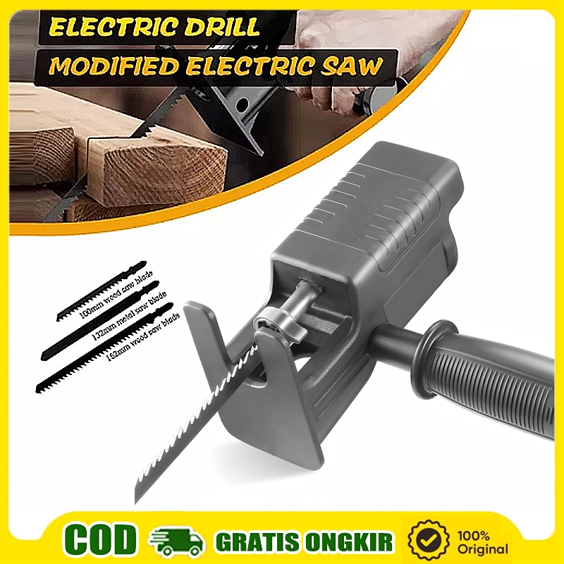 Jual Adapter Reciprocating Adaptor Gergaji Untuk Bor Jigsaw Adaptor Bor ...