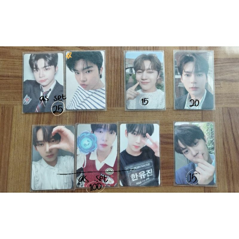 Jual Photocard Zerobaseone ZB1 Gunwook Matthew Hanbin Yujin Gyuvin ...