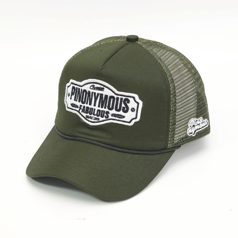 Jual Pinonymous Topi Trucker Hat Ijo Army Topi Pria Jaring Distro ...