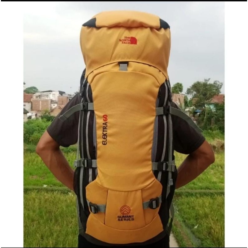 Jual Tas Gunung Tas Hiking TNf 60 Liter Asli Real 60 Liter | Shopee Indonesia