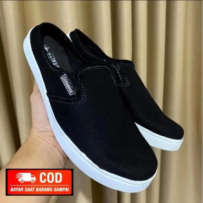 Jual sepatu slip on trens terlaris vns santai | Shopee Indonesia