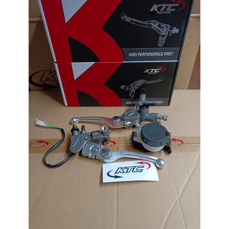 Jual MASTER REM 1 SET KIRI KOPLING KANAN REM KTC TREK CNC UNIVERSAL MATIC BEBEK SPORT ORIGINAL ...