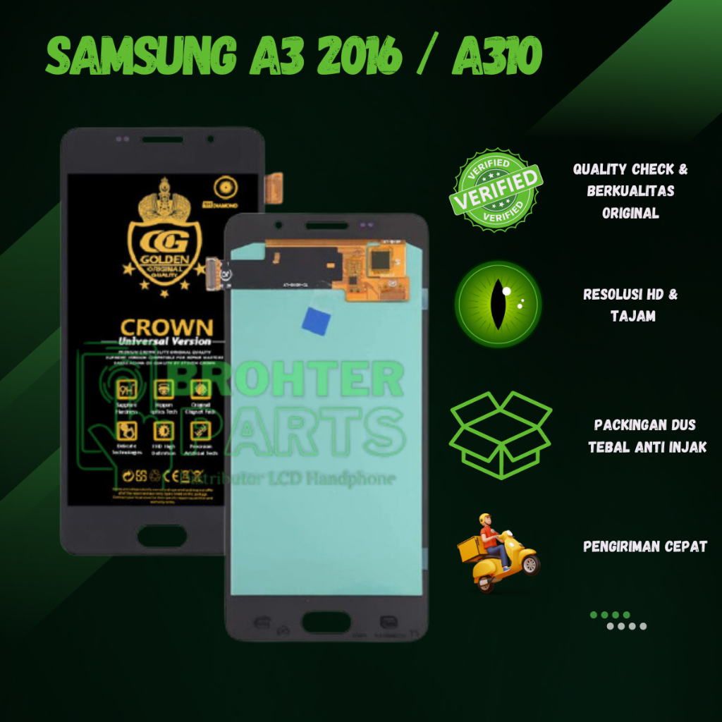 Jual LCD TOUCHSCREEN SAMSUNG A3 2016 / A310 FULLSET COMPLETE | Shopee ...