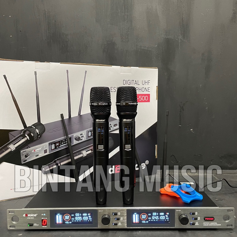 Jual mic wireless dbvoice vrs500 original mikrofon db voice vrs 500 ...