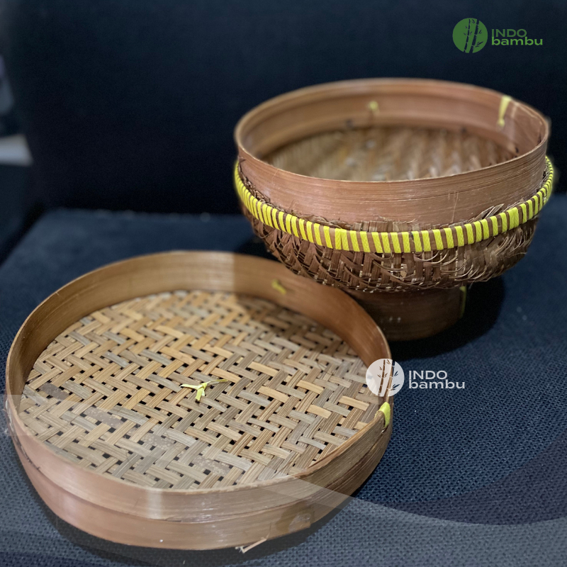 Jual Wakul Nasi Bambu 18 CM- ceting nasi - anyaman bambu | Shopee Indonesia