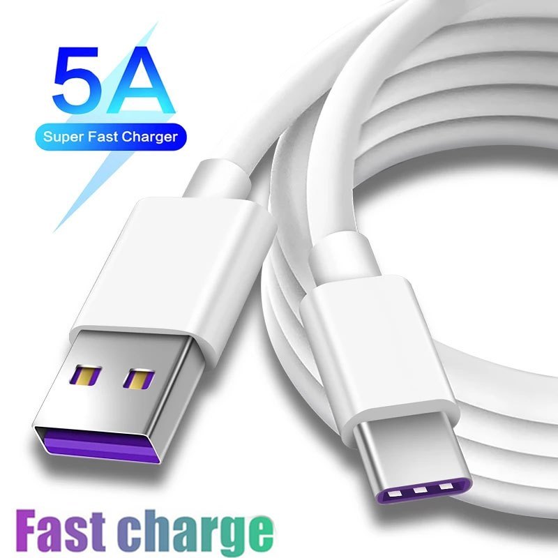 Jual 5A Kabel Data Fast Charger 0.5/1/2 Meter Micro Usb / Type C ...