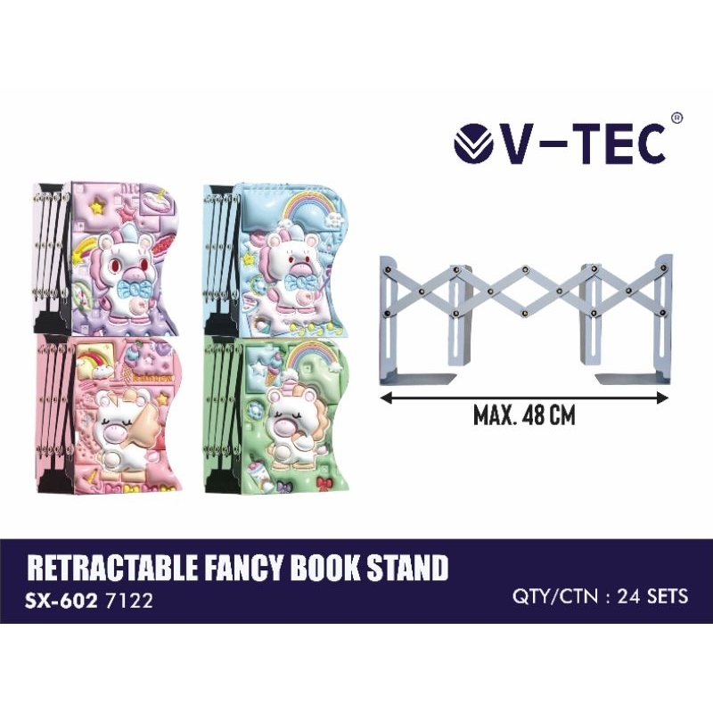 Jual RETRACTABLE FANCY BOOK STAND | STAND BOOK | PEMBATAS BUKU YANG ...