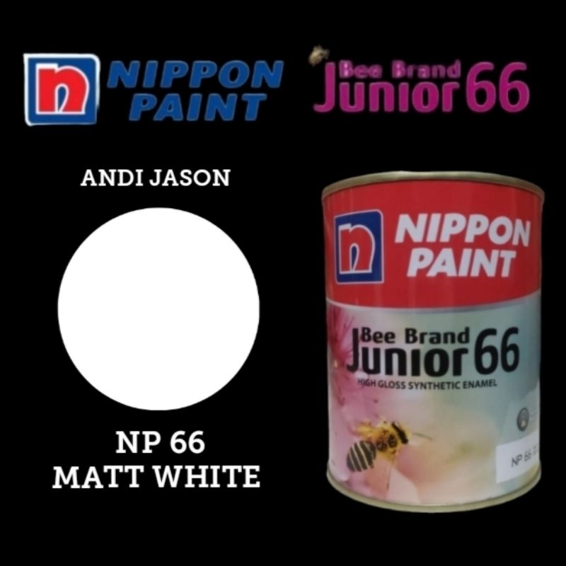 Jual CAT BEE BRAND JUNIOR 66 0.8 LITER NO NP 66 MATT WHITE PUTIH DOFF ...
