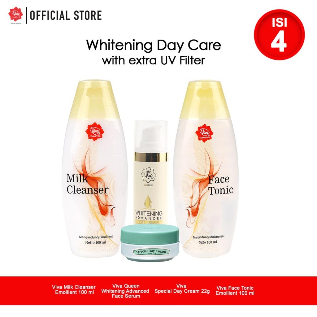 Jual VIVA [PROMO] Paket Whitening VIT C ACTIVE Daycare with NIACINAMIDE ...