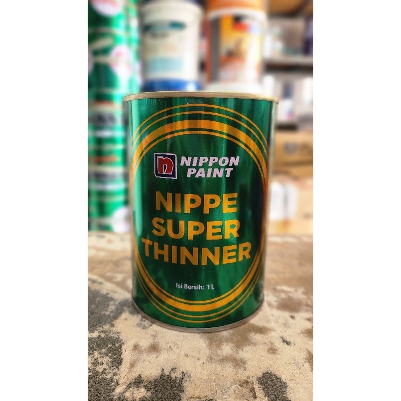 Jual THINNER NIPPE SUPER THINNER NIPPON PAINT THINNER HIJAU 1LITER | Shopee Indonesia