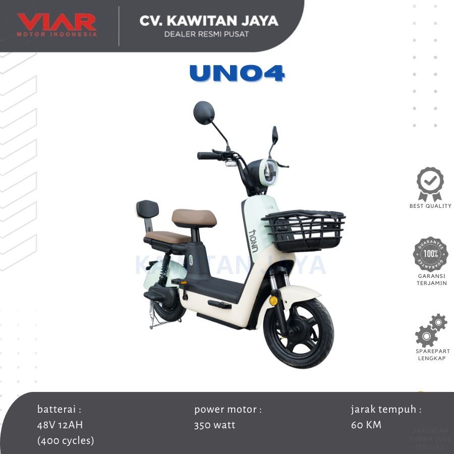 Jual SEPEDA LISTRIK VIAR UNO4 / GARANSI RESMI VIAR | Shopee Indonesia