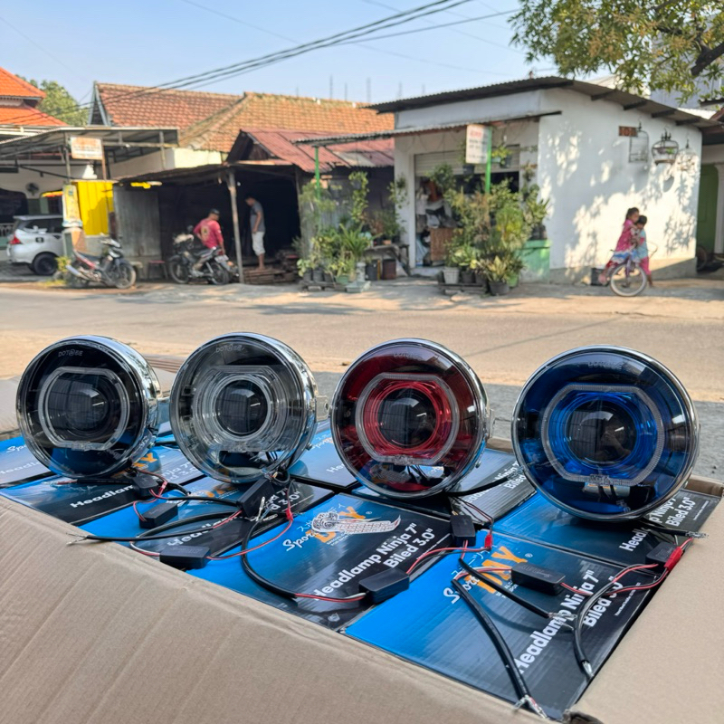 Jual BATOK NINJA SS SET BILED SHROUND RGB 3 WARNA BIRU MERAH HIJAU ...