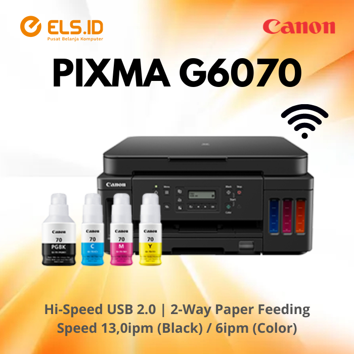 Jual Printer Canon PIXMA G6070 Wireless Print Scan Copy (Ink Tank ...