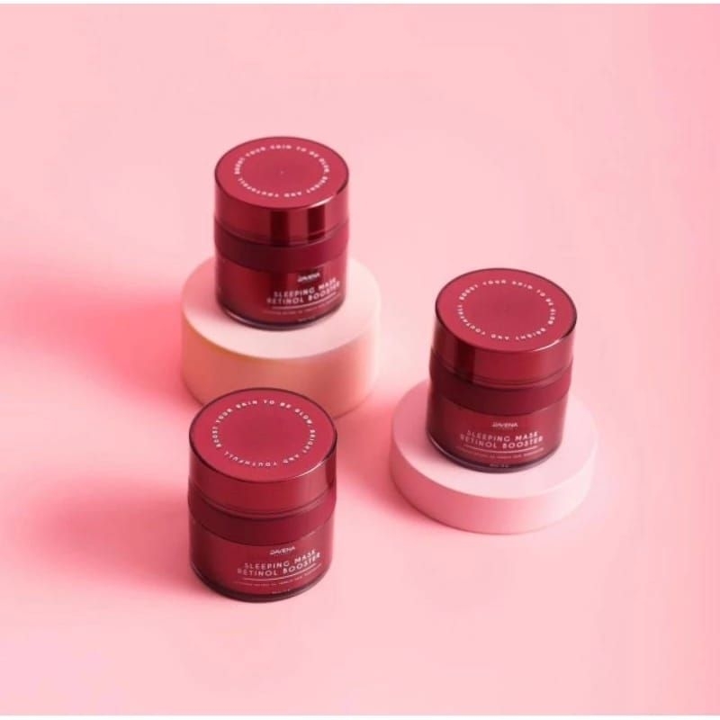 Jual Daviena Sleeping Mask Retinol Booster Mencerahkan Wajah Kusam ...