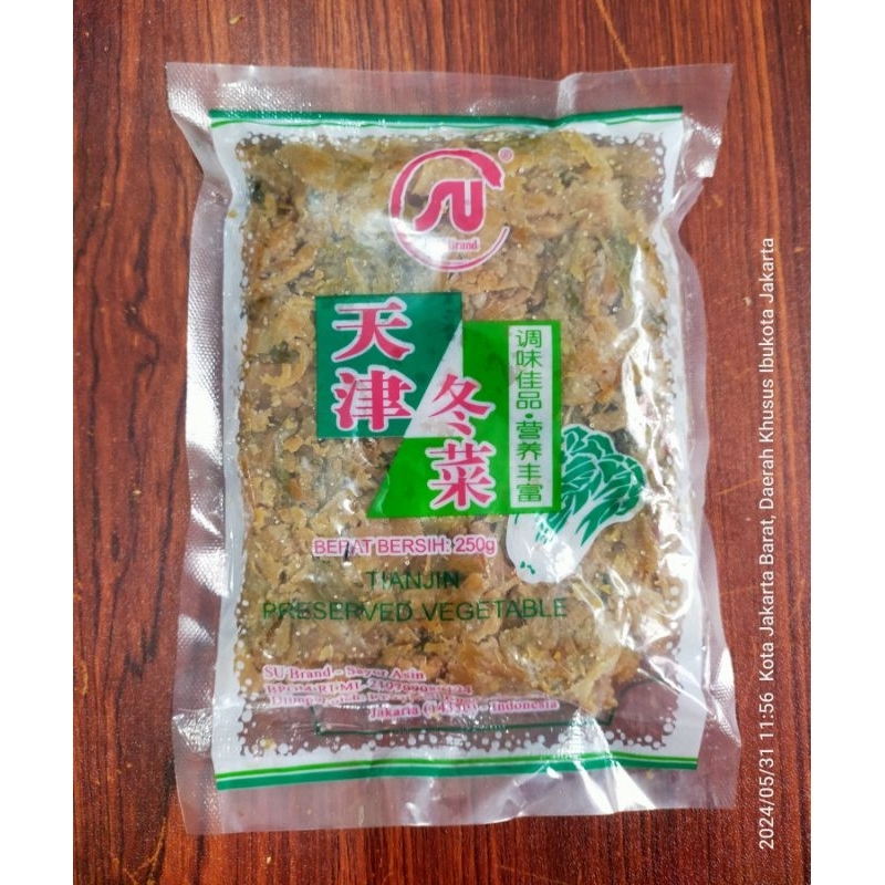 Jual TIANJIN PRESERVED VEGETABLE / TONG CAI 250 gr(-gede) | Shopee ...