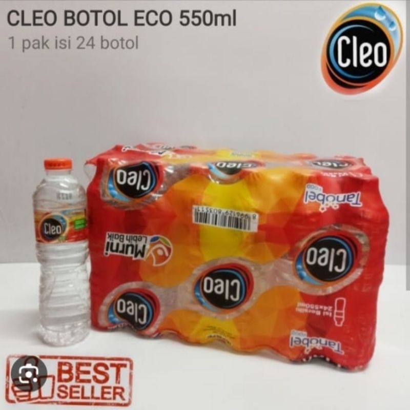 Jual Air Minum Cleo Botol 550 ml | Shopee Indonesia