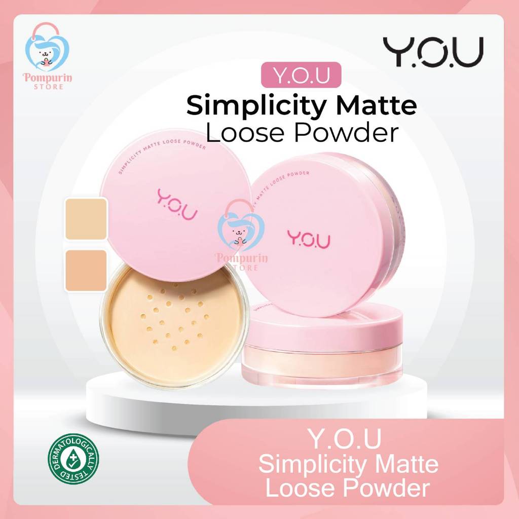 Jual [NEW] YOU Simplicity Matte Loose Powder - Bedak Tabur by Y.O.U ...