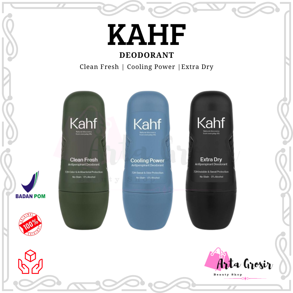 Jual KAHF Soothing Antiperspirant Deodorant 50 ML (For Men ) BPOM ...