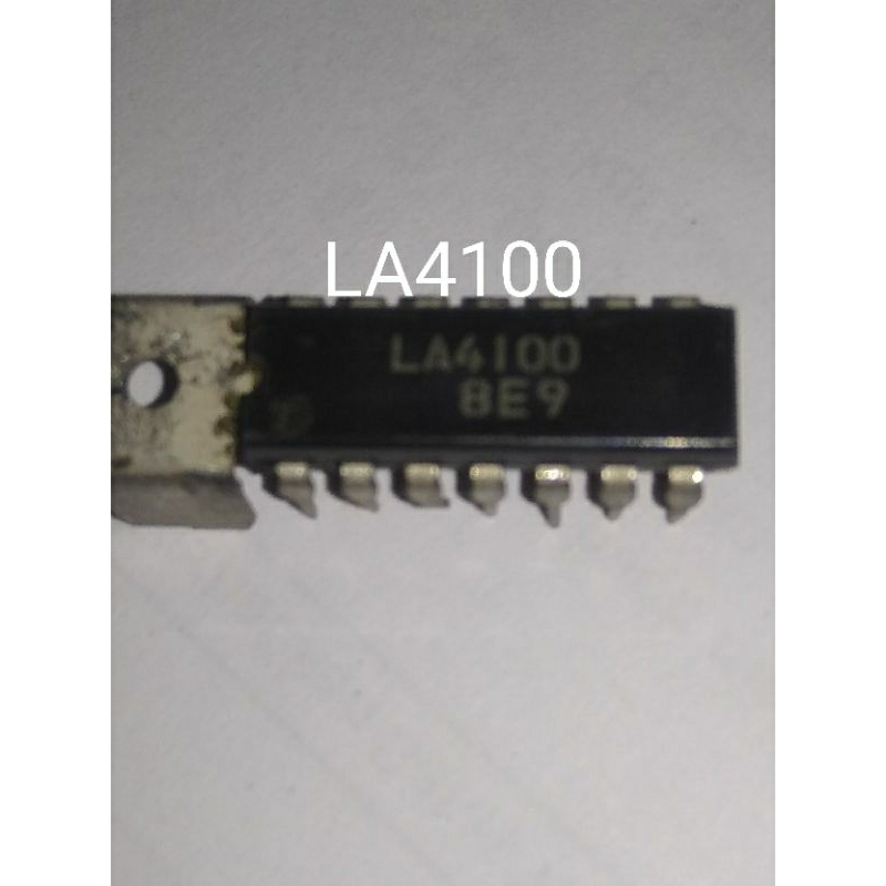 Jual IC LA4100 2-CHANNEL AF POWER AMP, FOR RADIO, TAPE RECORDER ...