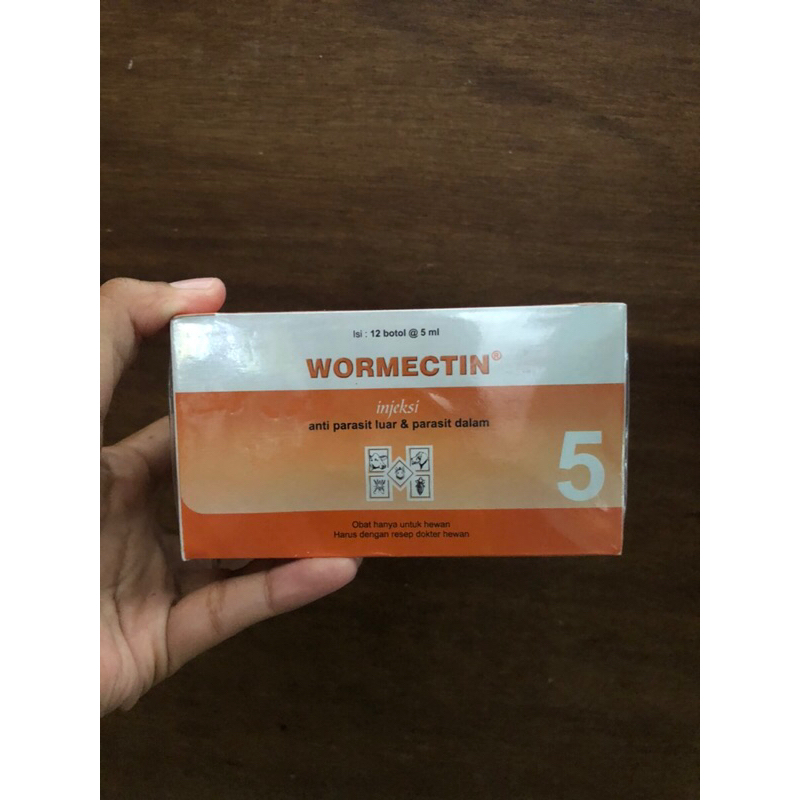 Jual WORMECTIN INJEK 5 ML Obat Hewan Ternak Mengatasi Parasit Luar Dan ...