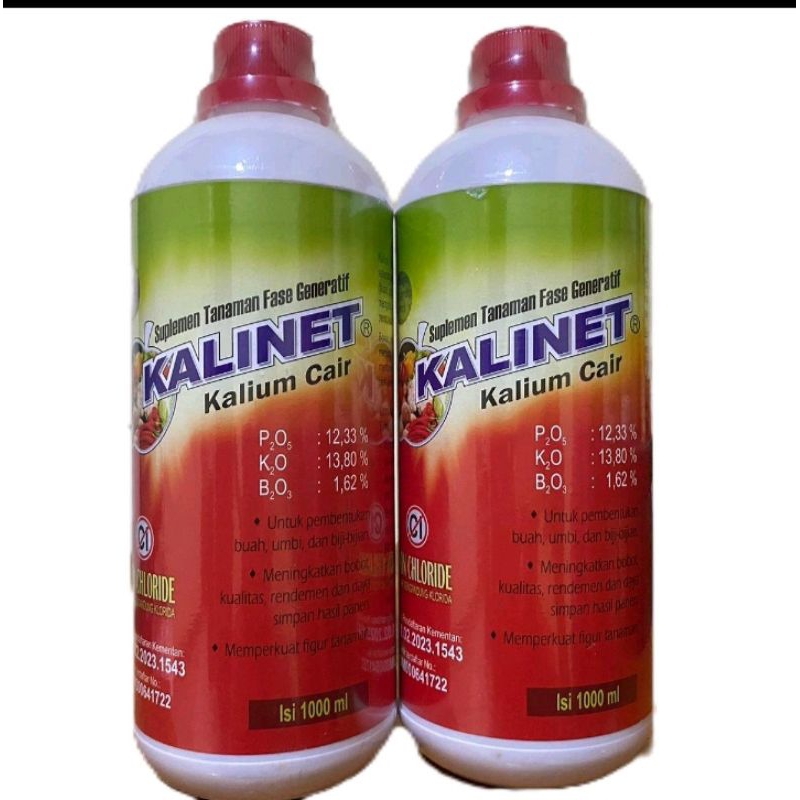 Jual Kalinet kalium cair suplemen tanaman fase generatif 1liter ...