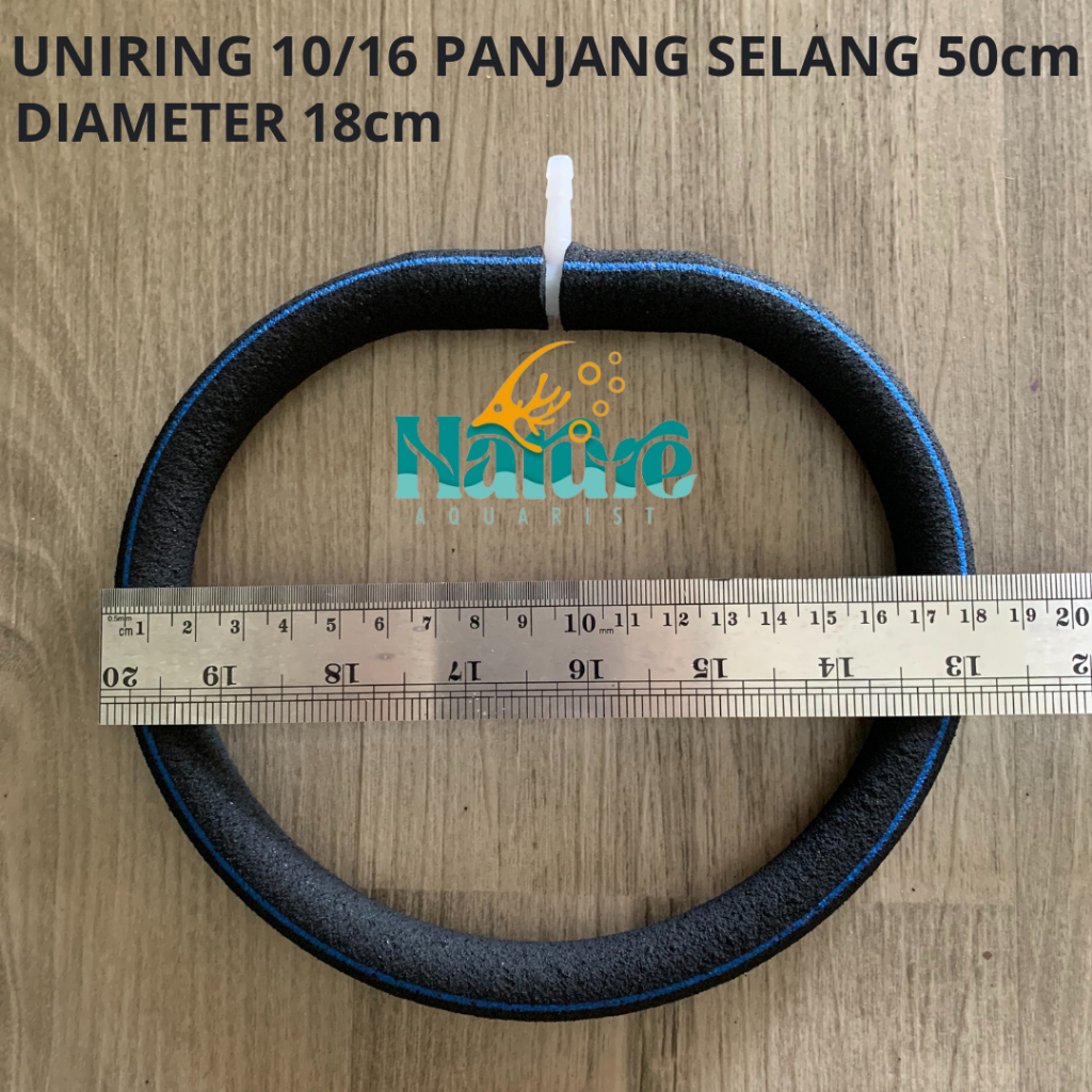 Jual Paket Selang Uniring 10/16 Diameter 18cm Tee Connector Konektor ...