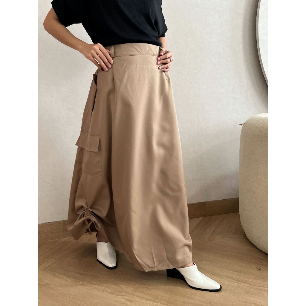 Jual LAUREN Rok Cargo Mayung Wanita - Rok Kargo Bangkok Payung Serut ...
