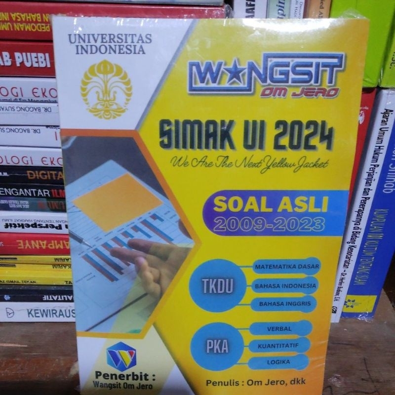 Jual WANGSIT OM JERO SIMAK UI 2024 SOAL ASLI 2009-2023 TKDU PKA by Om Jero, dkk | Shopee Indonesia