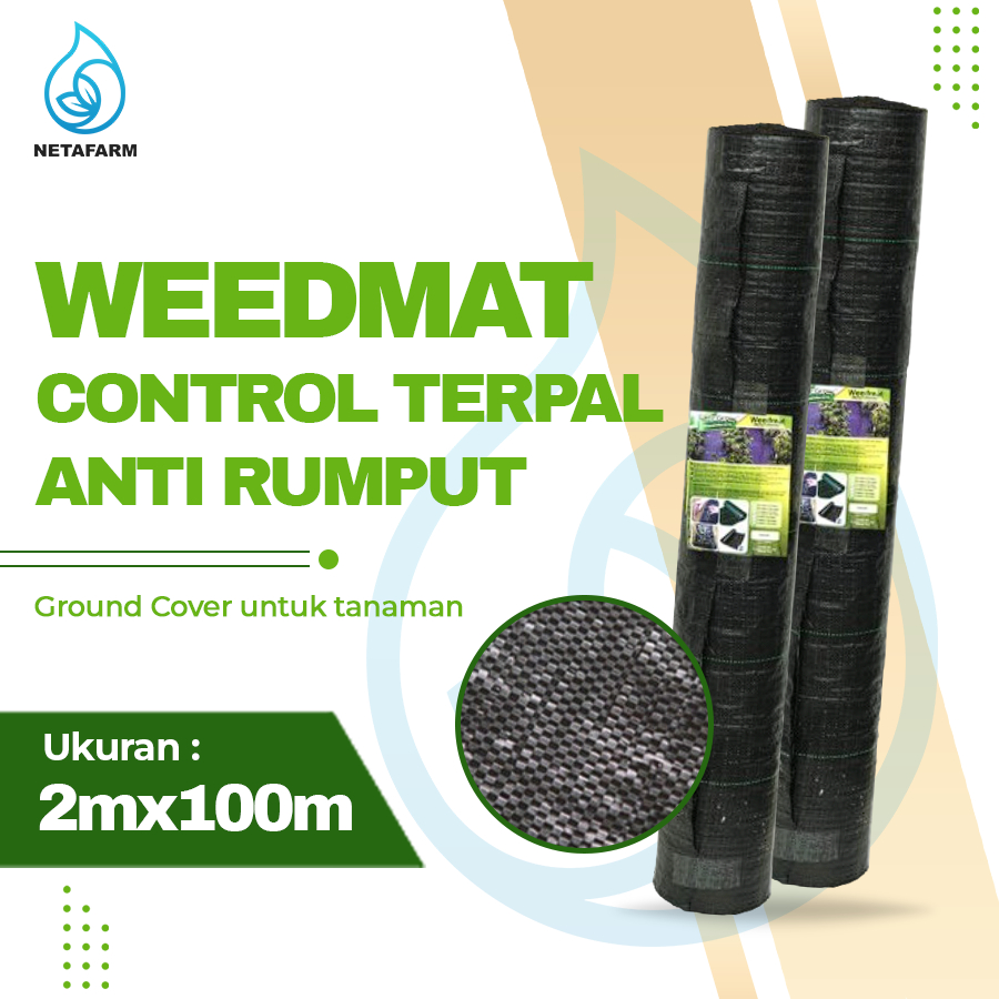 Jual Weedmat Control Terpal Mulsa Anti Rumput Hitam EG Lebar 2mx100m ...