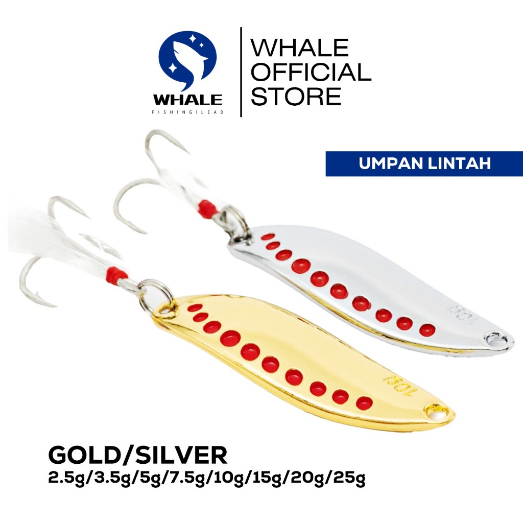 Jual WHALE Umpan Pancing Spoon Lintah yang Mendesis lure soft 2.5g 5g 7 ...