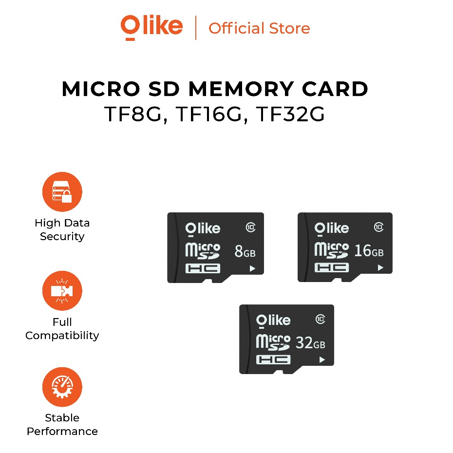 Jual OLIKE Memory Card | Micro SD Class 10 High Speed 4GB 8GB 16GB 32GB ...