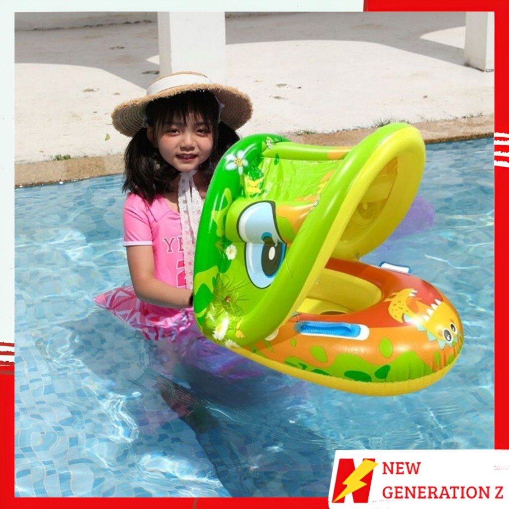 Jual NGZ Ban Renang Tudung Anak Karakter Lucu Pelampung Anak Tiup V2 ...