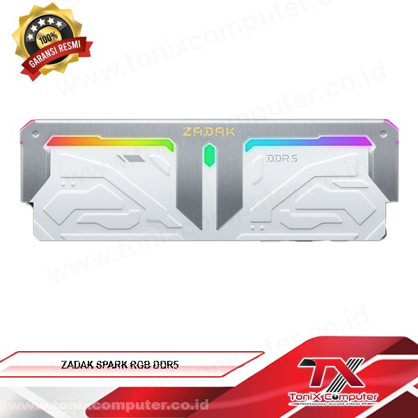 Jual ZADAK SPARK RGB WHITE DDR5 Dual Channel Gaming Memory Module ...