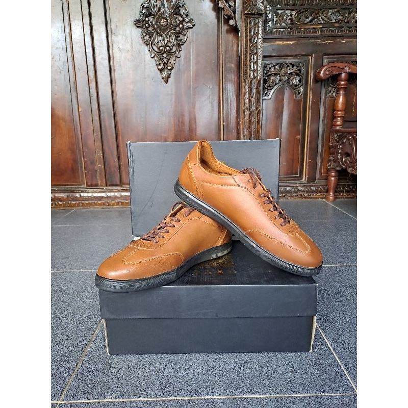 Jual Sepatu Prabu - Putra Brown Black (NEW) (Tanpa Box Official ...
