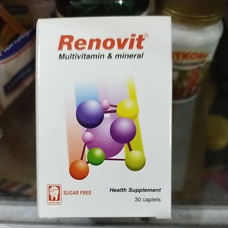 Jual Renovit Multivitamin & Mineral 30 Tablet | Shopee Indonesia