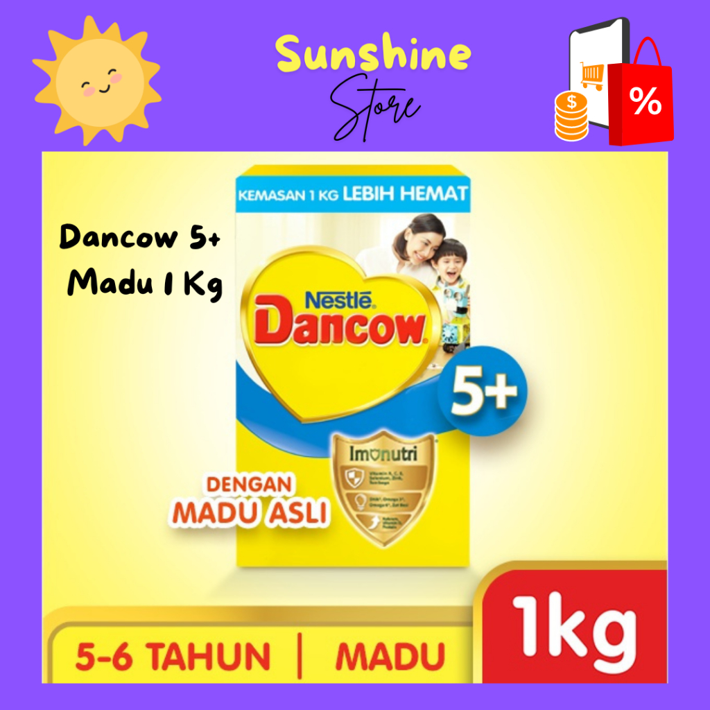 Jual NESTLE DANCOW 5+ Rasa Madu Susu Pertumbuhan Anak Usia 5-6 Tahun ...